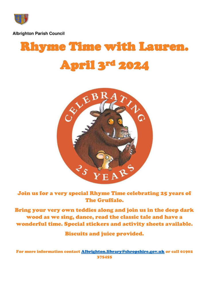 Rhyme Time with Lauren – Celebrating 25 years of the Gruffalo ...
